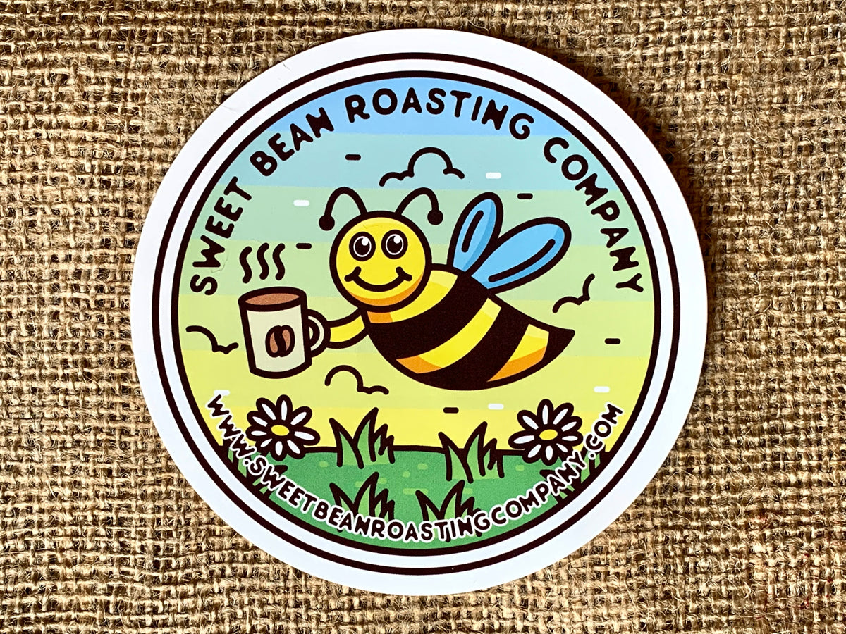 Large Vinyl Logo Sticker – Sweet Bean Roasting Company